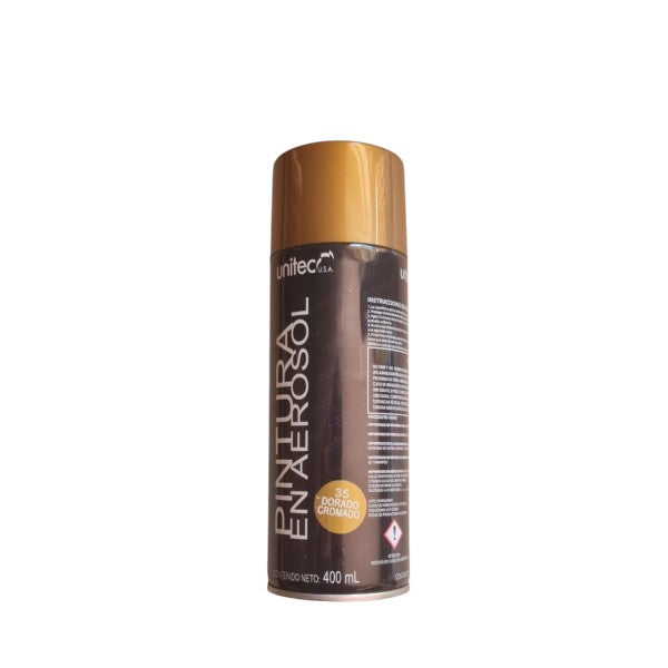 Pintura Aerosol Dorado Cromado # 35 – Jara Home RD
